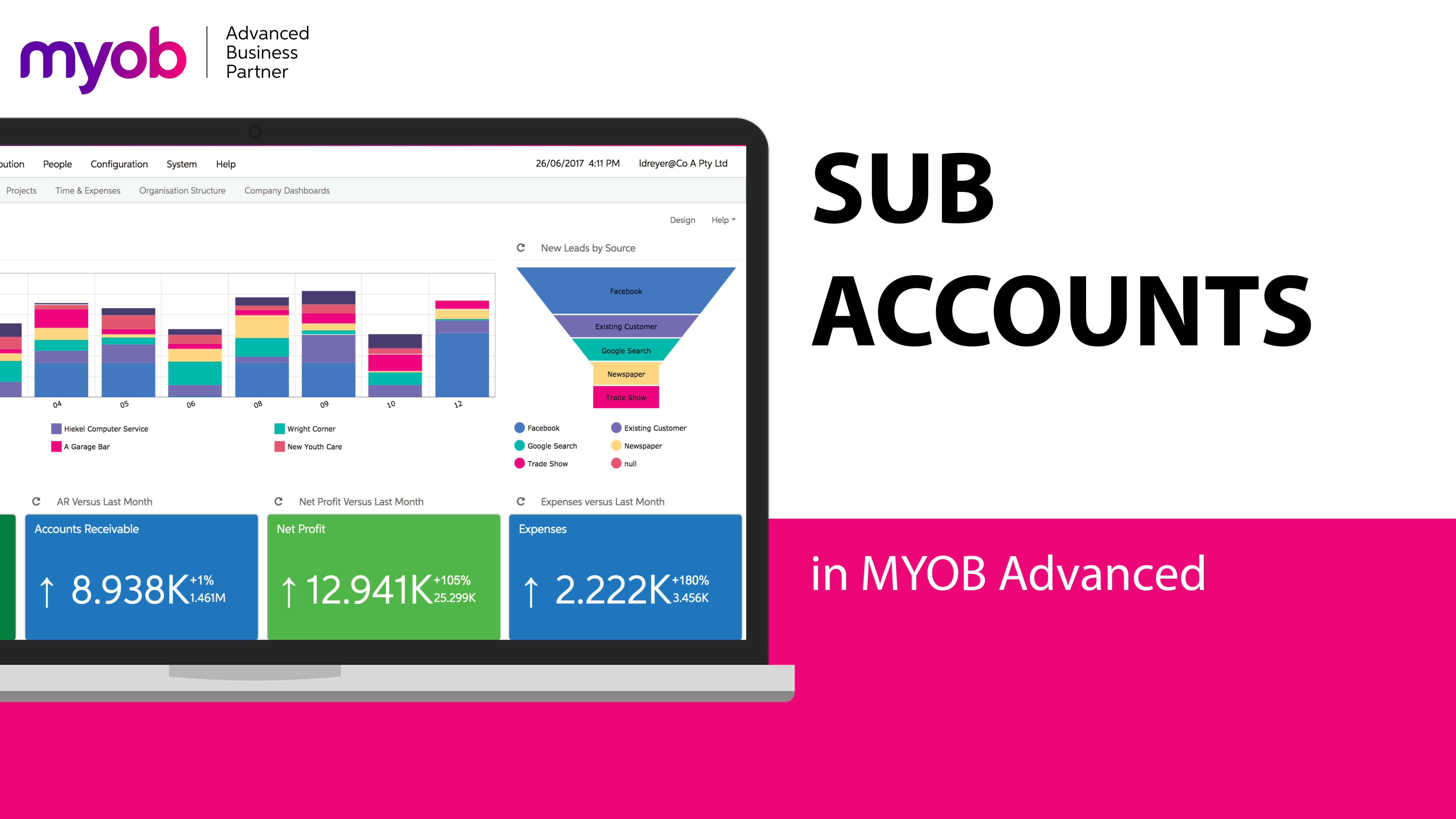 Configuring Sub Accounts in MYOB Advanced